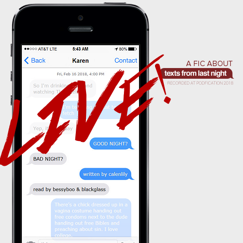 Good Night? Bad Night? [Podfic-Live Performance] - bessyboo, blackglass ...